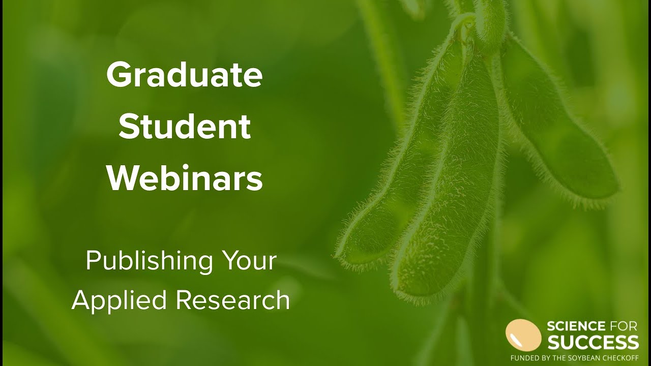 How to Publish Your Research - Graduate Student Resources - YouTube