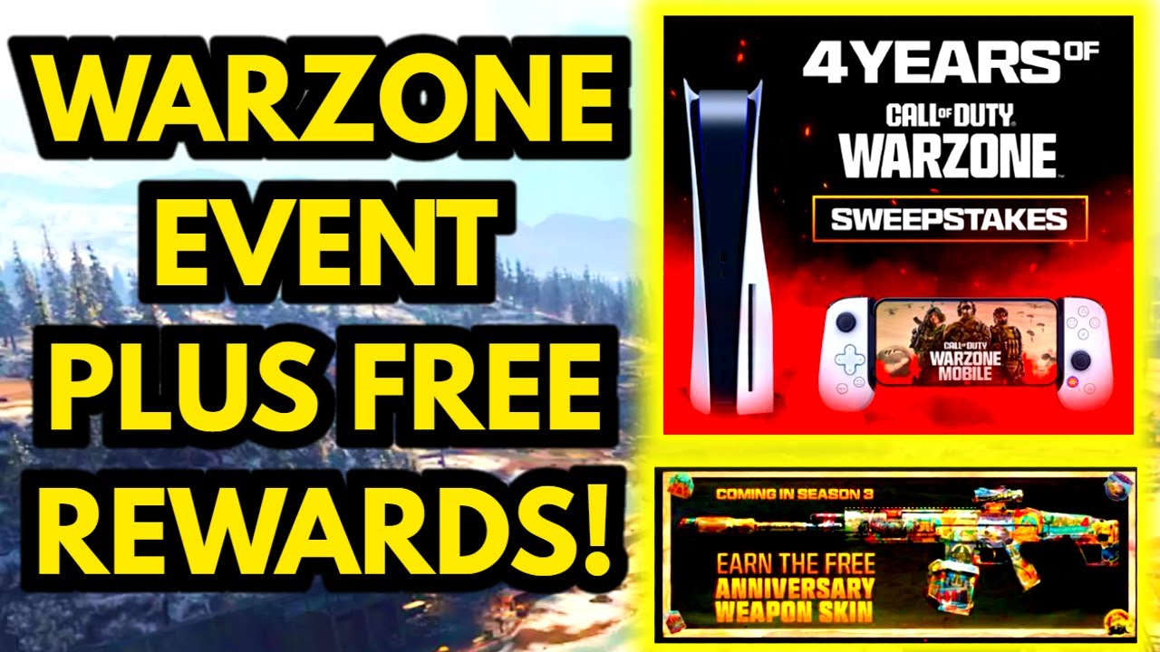4 Years of Call of Duty Warzone Event Plus FREE Rewards! - YouTube
