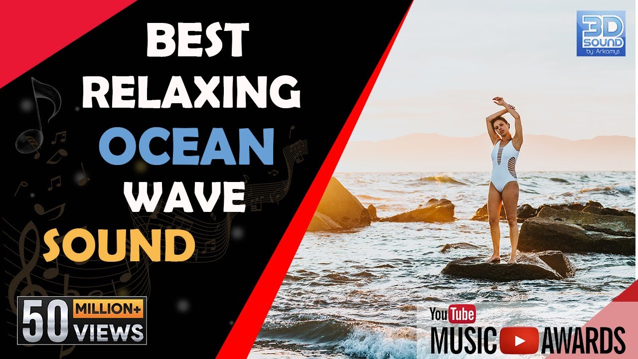 Best Relaxing Ocean Wave sound: Meditation music,Sleeping music,wave ...
