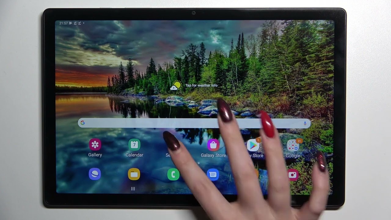 How to Activate Auto Brightness on Samsung Galaxy Tab A8 / Auto ...