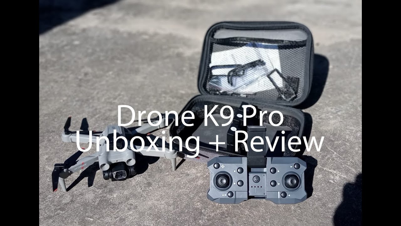 Unboxing + Review Drone K9 Pro 4K Da Aliexpress De 200 Reais - YouTube