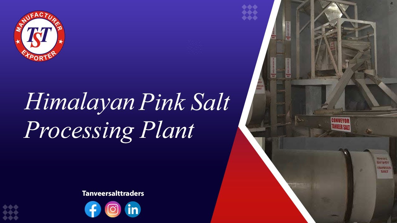 Himalayan Pink/Dark Pink Salt Processing Unit - YouTube
