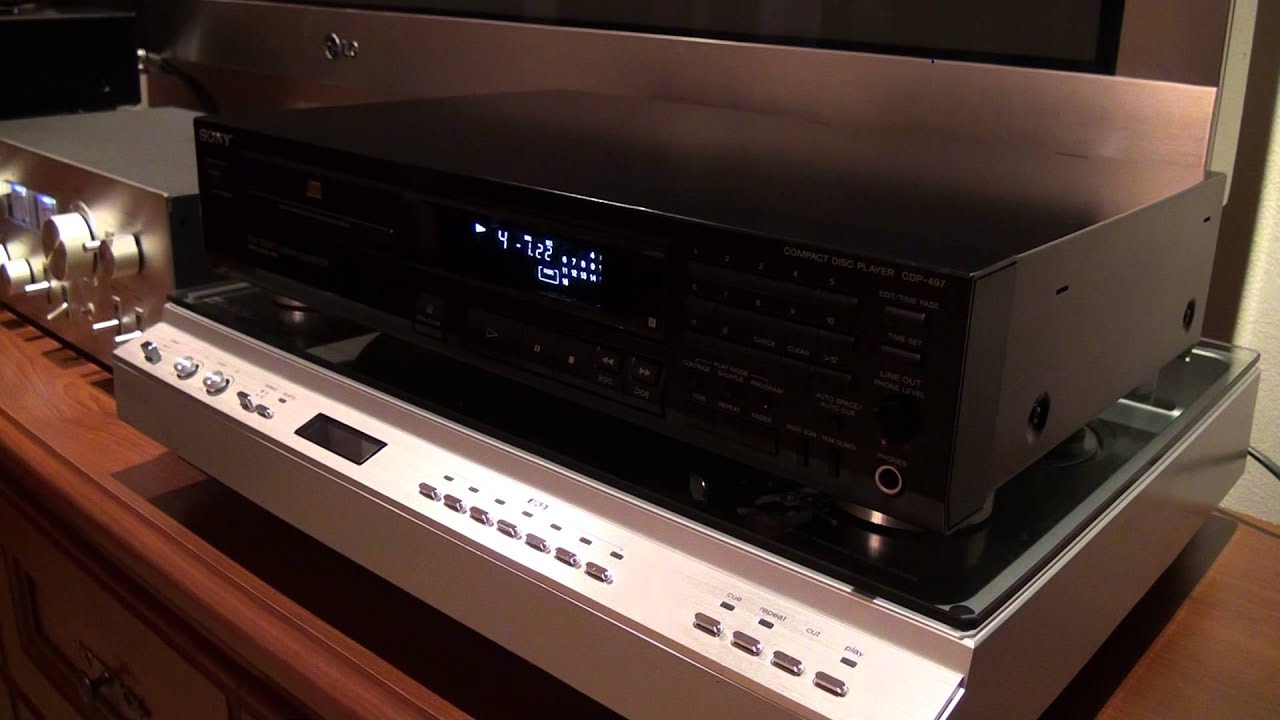 SONY CDP-497 - YouTube