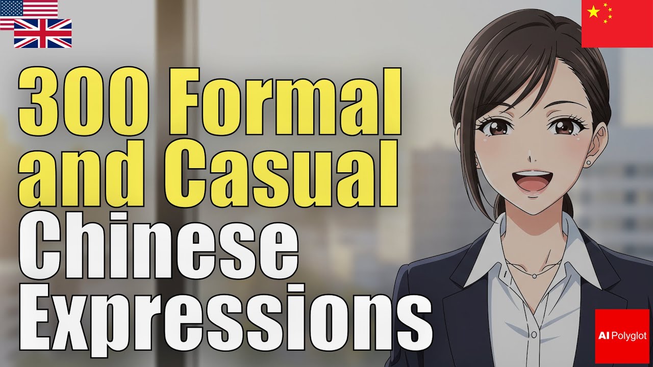 300 Formal and Casual Chinese Expressions | Natural Listening | Must ...