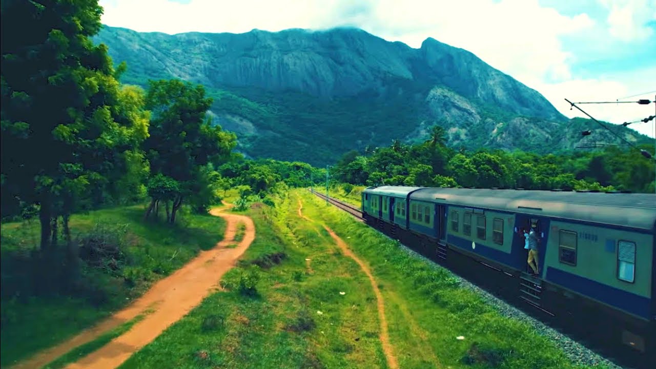 Beauty Of Indian Railways 🛤 | Kerala Tourism🌴 | Nature #indianrailways ...