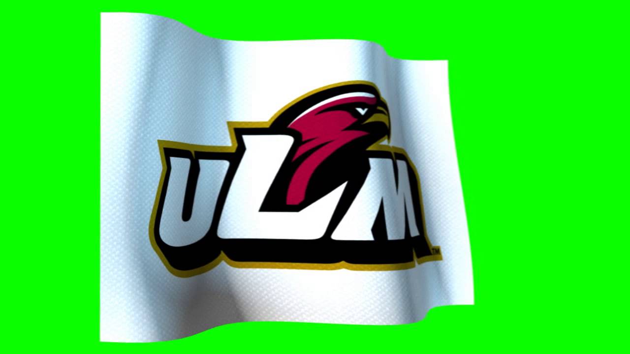realistic flag Louisiana Monroe Warhawks chroma - YouTube