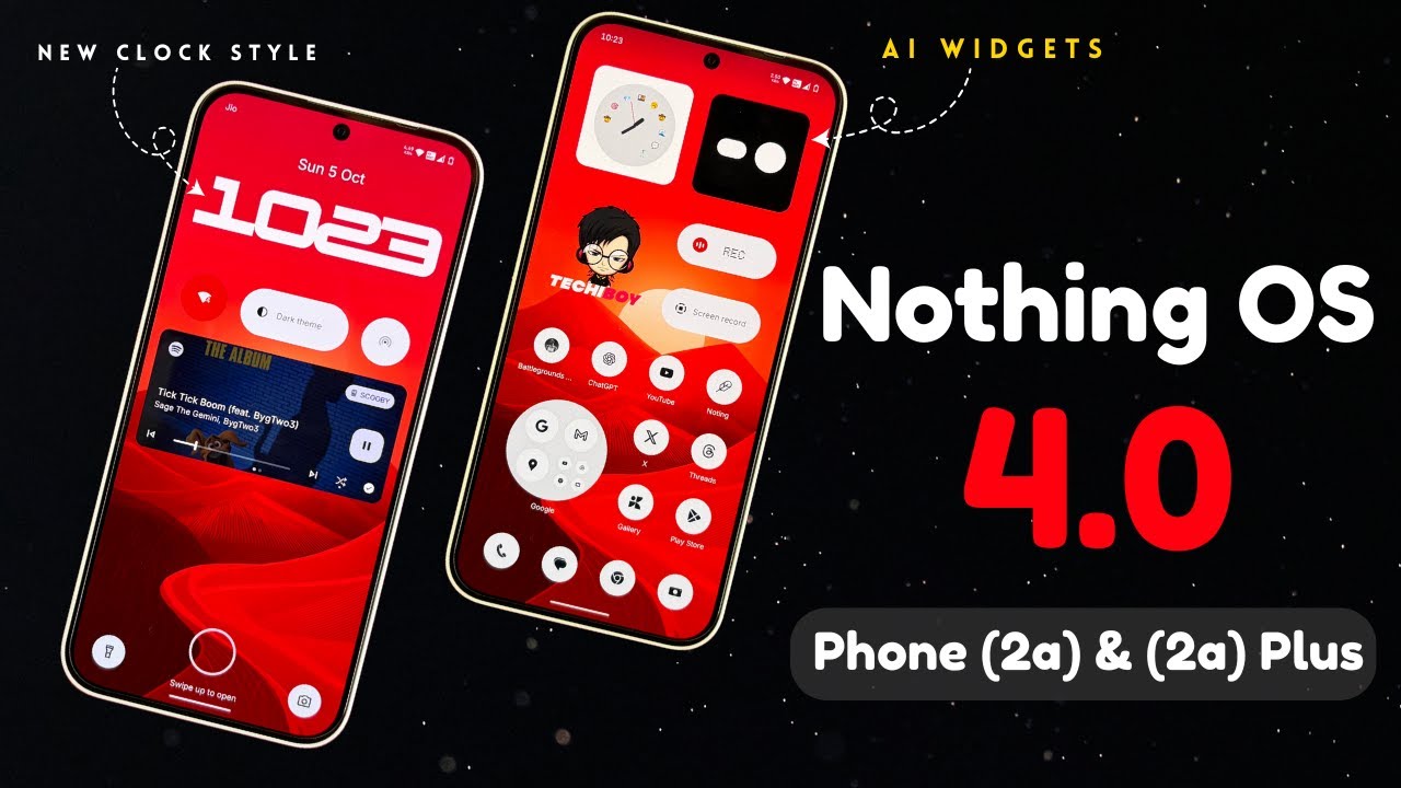Nothing OS 4.0 on Phone (2a) – Full Features & Changes! 🚀 - YouTube