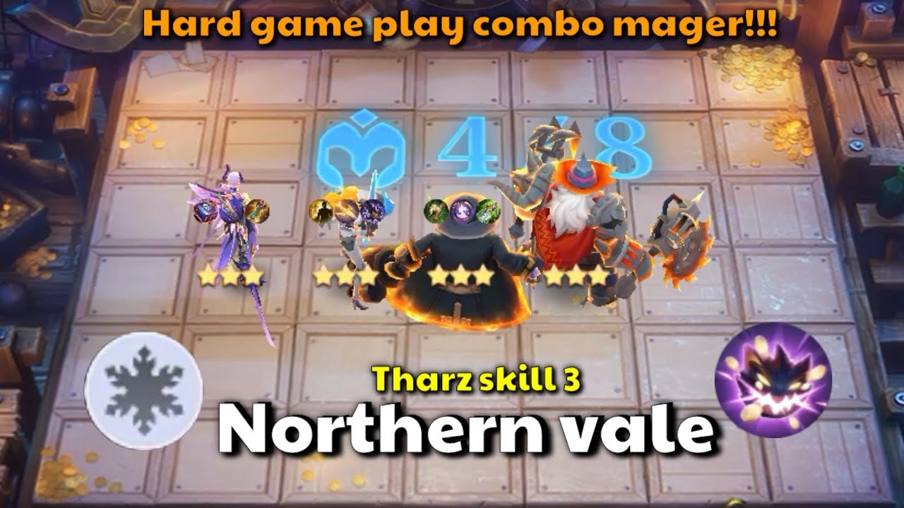 Tutorial Combo mager Tharz skill 3 northern vale Magic chess - Mobile ...