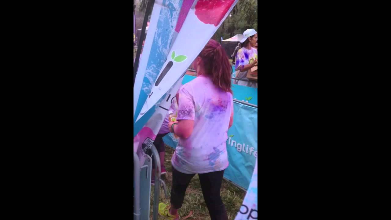 Color run 2015 Canberra - YouTube