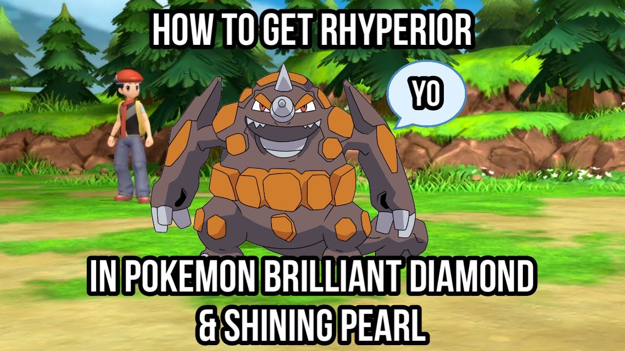 How I got Rhyperior In Pokemon Brilliant Diamond & Shining Pearl - YouTube