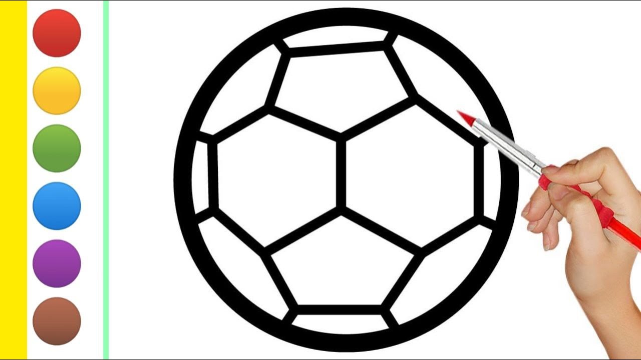 How to draw and color balls for kids? How to drawing? - YouTube