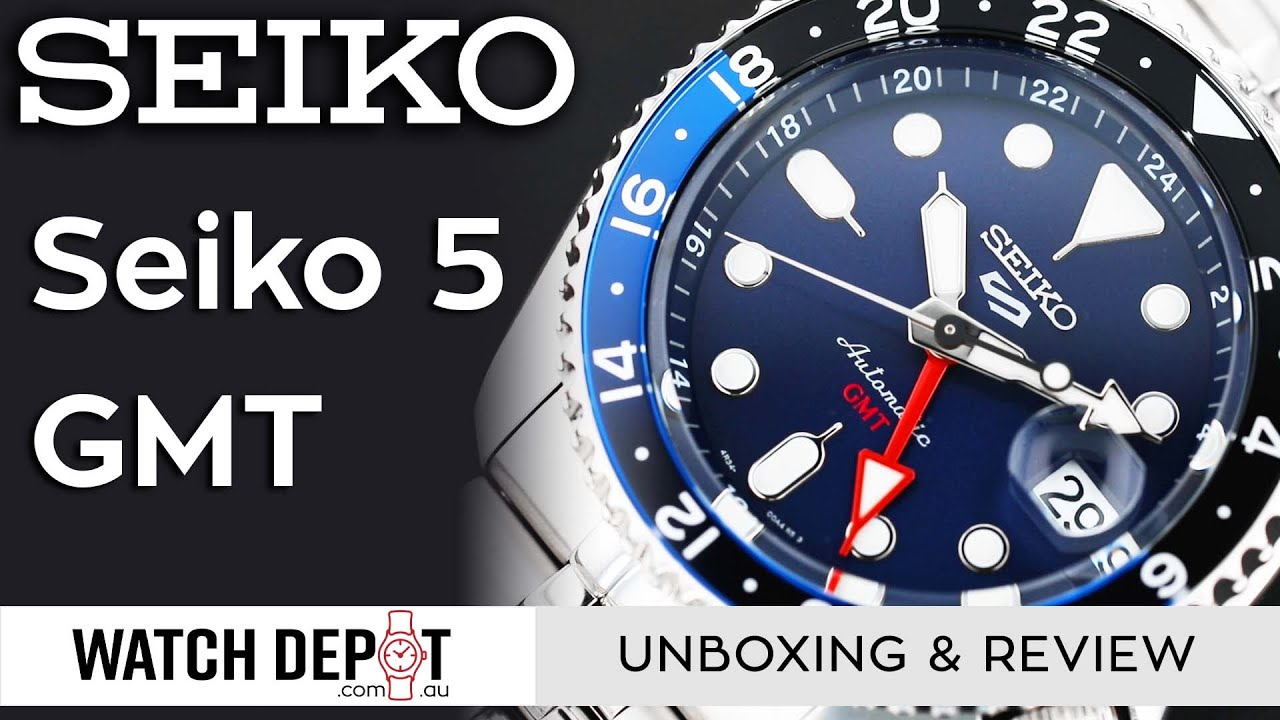 [The Amazing] Seiko 5 GMT SSK001, 003, 005 | Unboxing & Review - YouTube