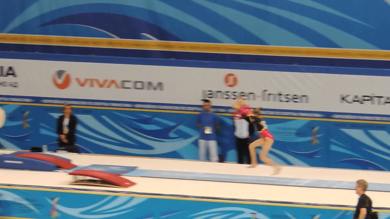 JEM Sofia 2014 Qualifikation Juniorinnen Team Tabea Alt GER Sprung II ...