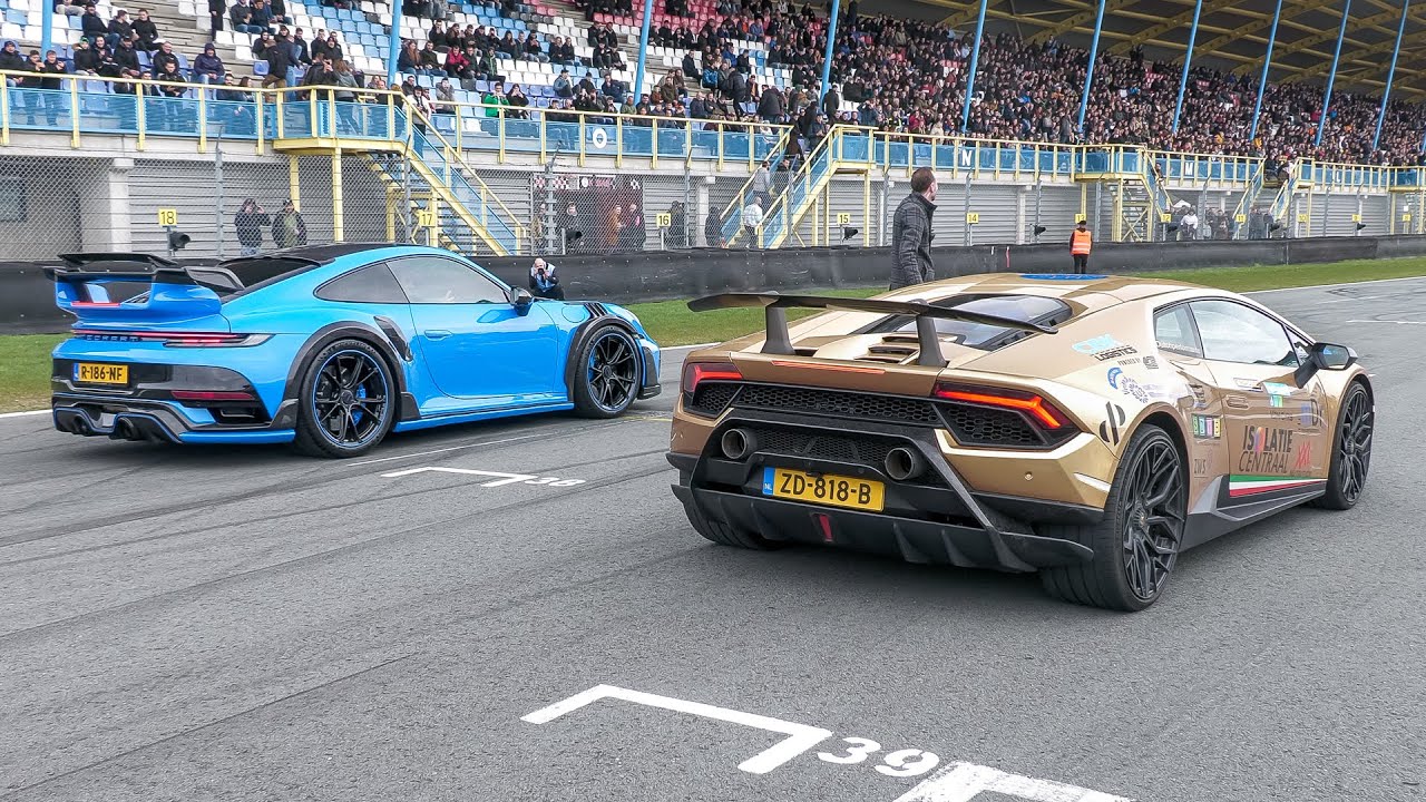 Sportscars Drag Racing - 1000HP Civic, BRABUS 800 E63, Milltek Golf 8R ...