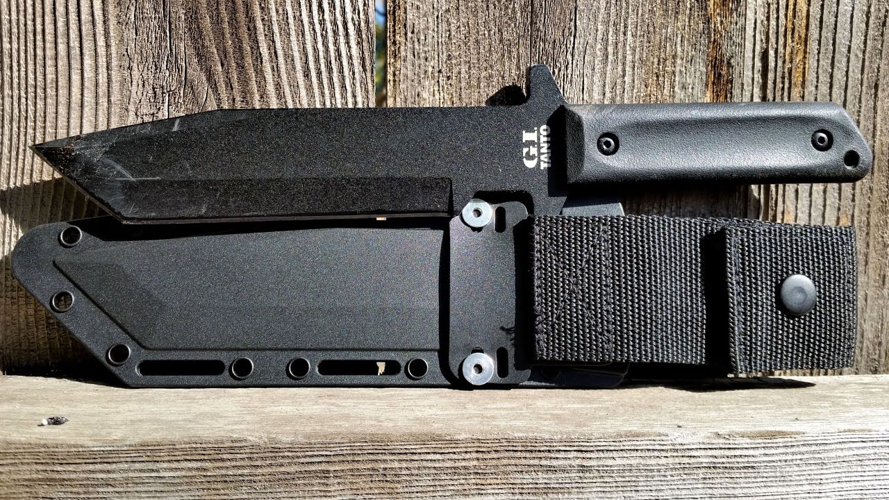 Cold Steel GI Tanto: Toughest Budget Fixed Blade Available? - YouTube