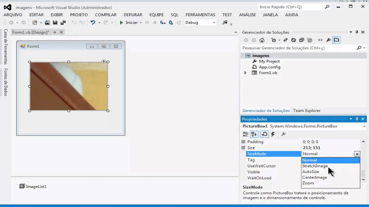 Curso de Visual Basic - Aula 40 - Inserindo Imagens - YouTube