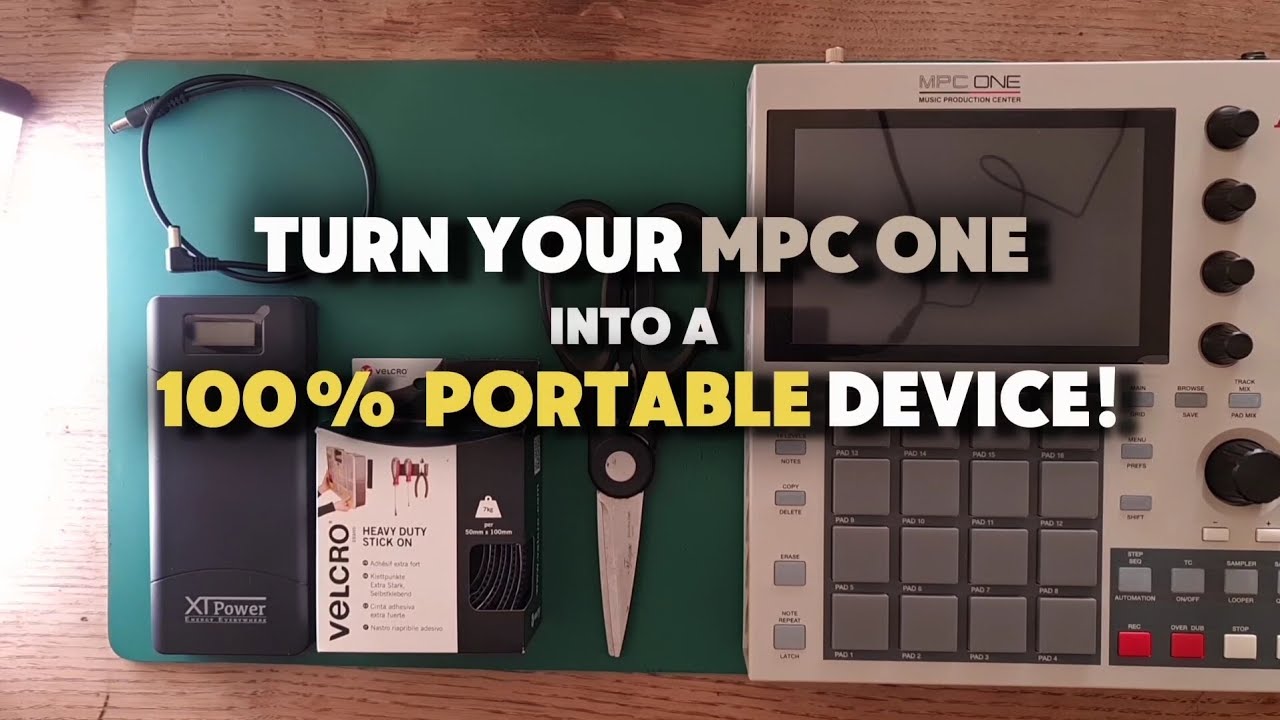 Add a battery to your MPC ONE and make it portable! 😲💥 - YouTube