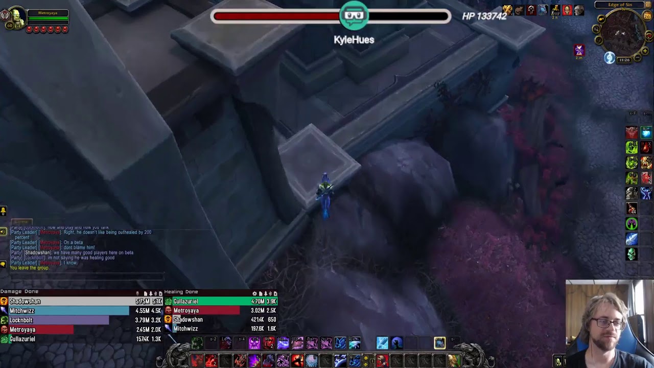 Pugging Shadowlands Mythic+ - Blood Death Knight Night Fae PoV - YouTube