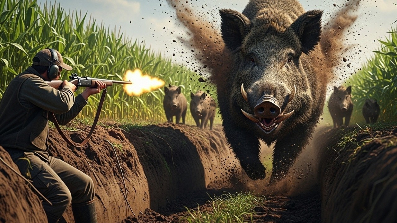 Giant Wild Boars Out of Control | Why Hunters Struggle Against These ...