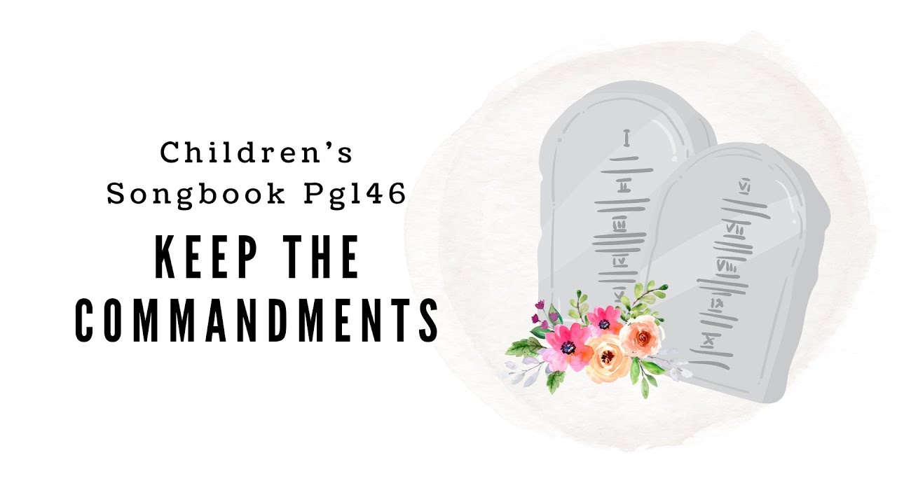 Keep the Commandments | LDS Primary Song Sing Along - YouTube