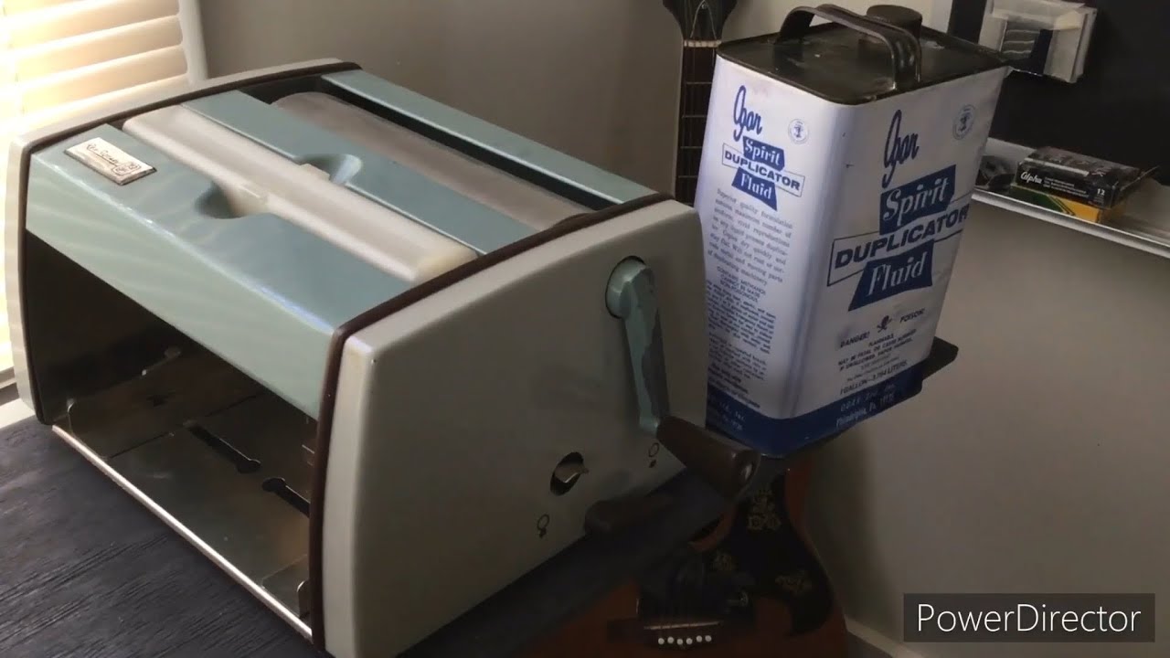 The Lost Art of Creating a Fanzine with a Spirit Duplicator - YouTube