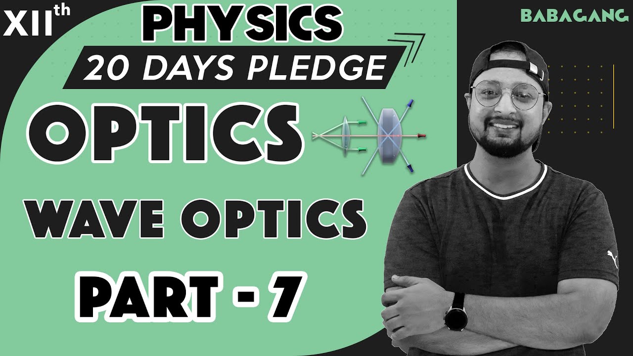 187. Class 12 || Wave Optics || INTERFERENCE || Young's double slit ...