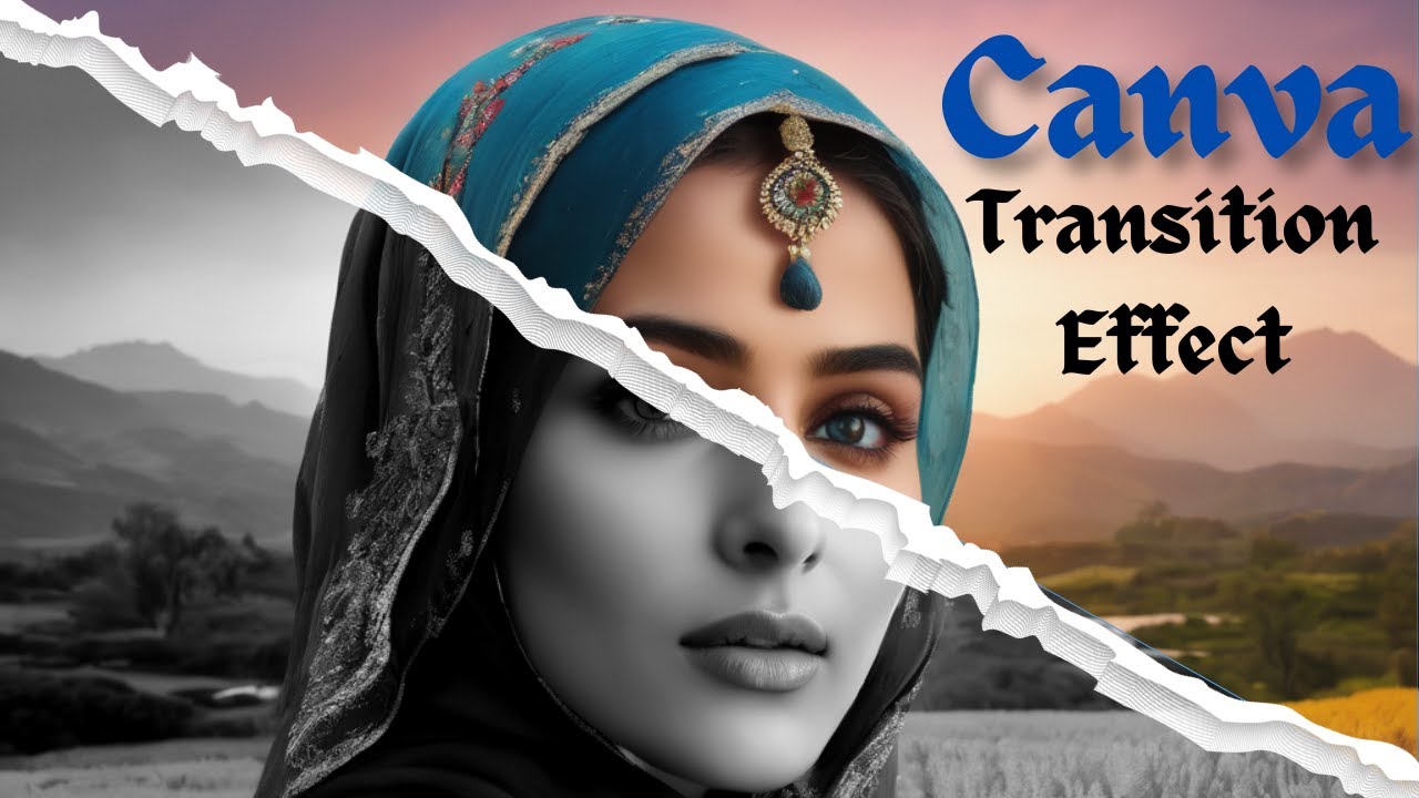 How to Create Ripped Paper Effect in Canva - YouTube