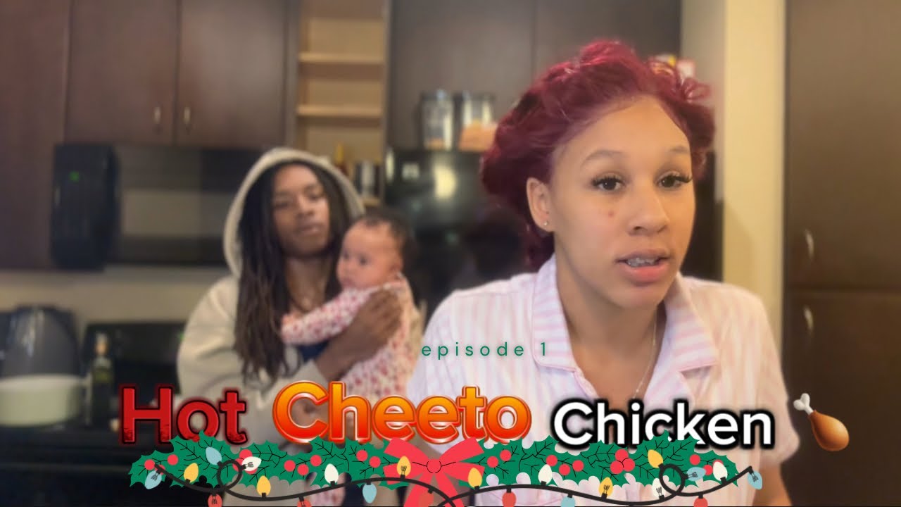 Christmas Cooking vlog| Vlogmas day 1 | Never Tried HOT CHEETO CHICKEN ...