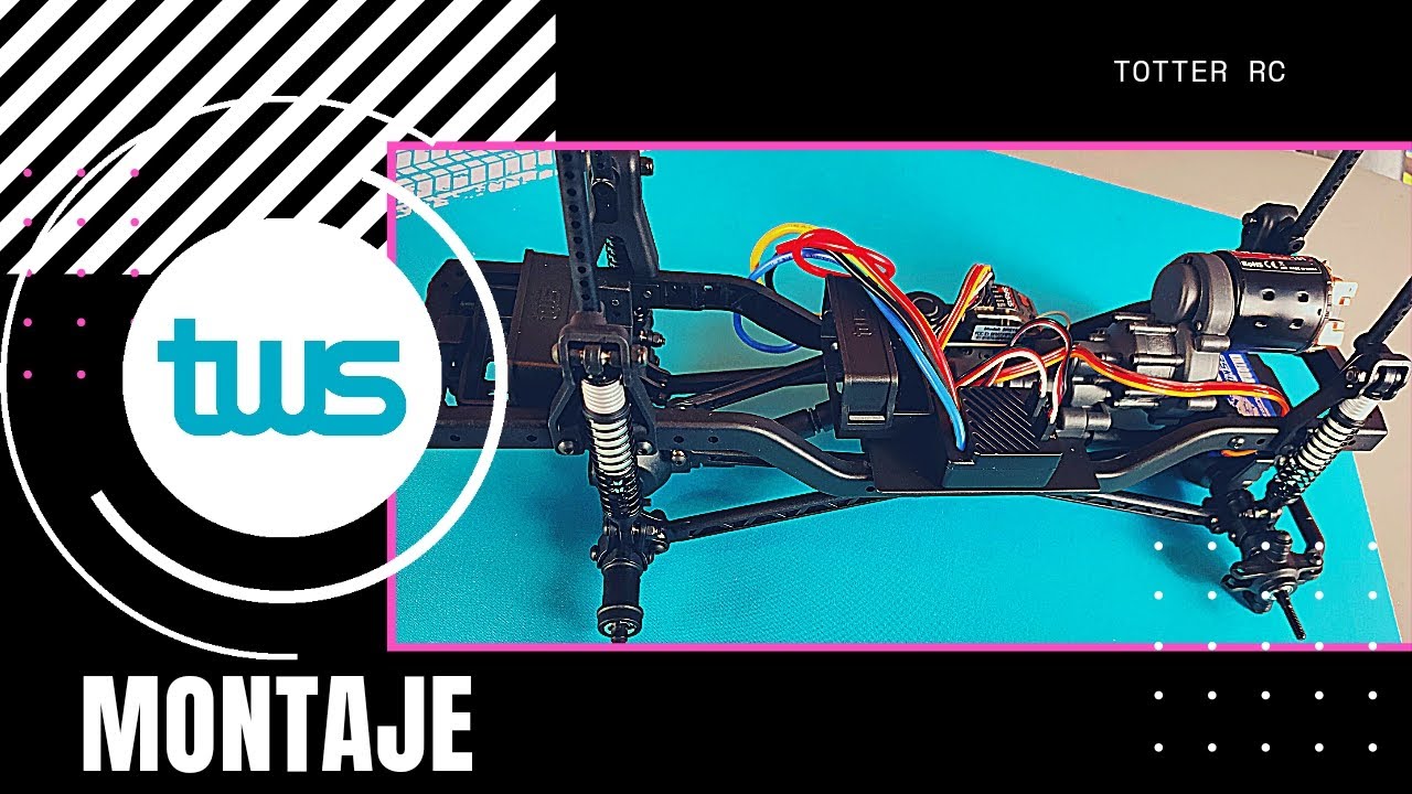 TWS Chassis CTS VTR 4x4 montaje en español - YouTube