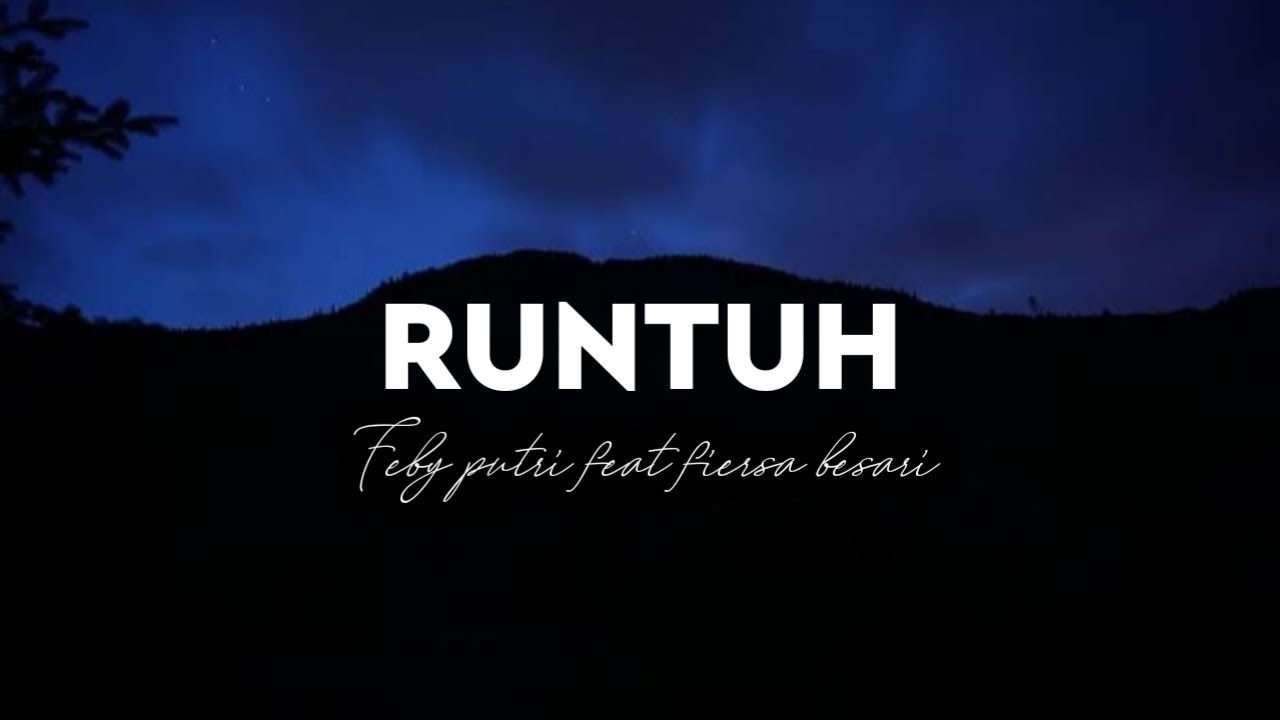 RUNTUH - COVER BY Roni Ramadhan || Lirik - YouTube Music