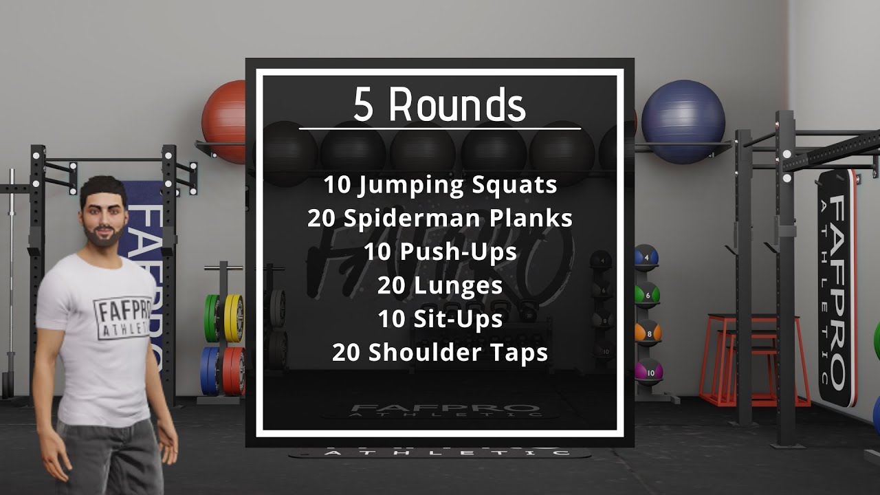 5 ROUNDS! 25 Minutes Fullbody Workout! - YouTube