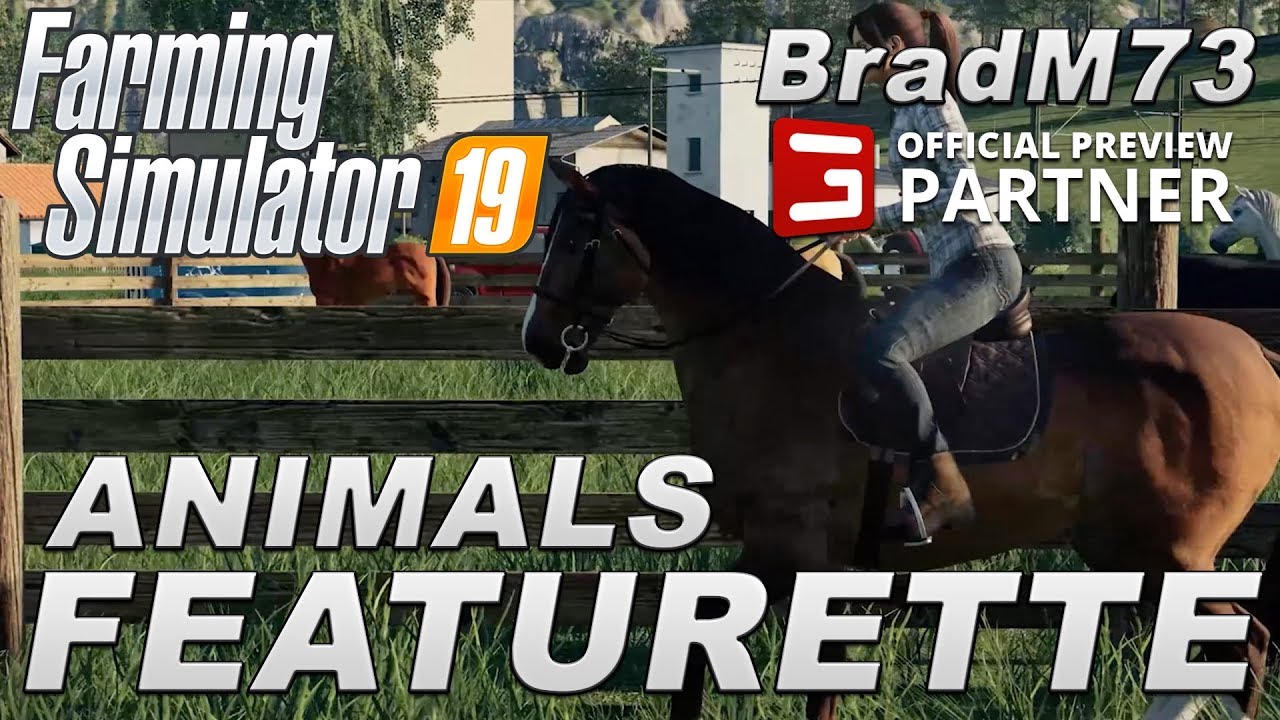 FARMING SIMULATOR 19 NEWS - Animals Featurette & REVIEW!!! - YouTube
