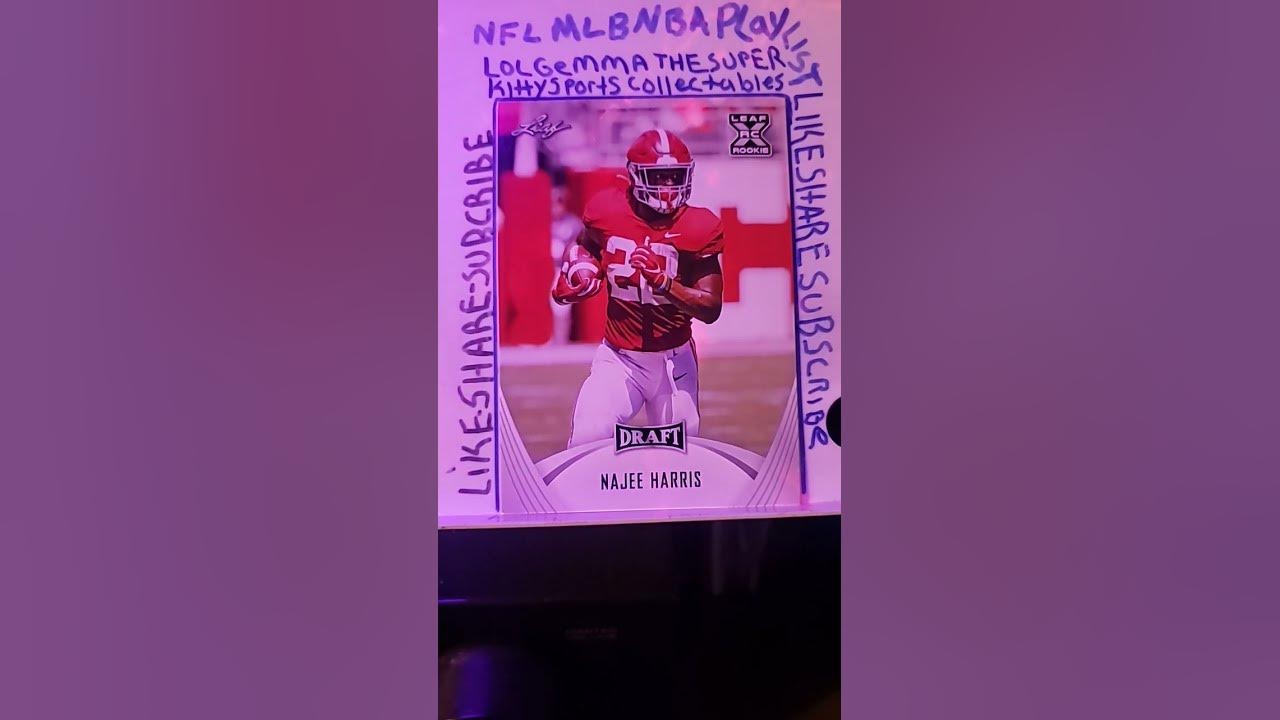 Najee Harris RC 13 2021 #NFL 200 - YouTube