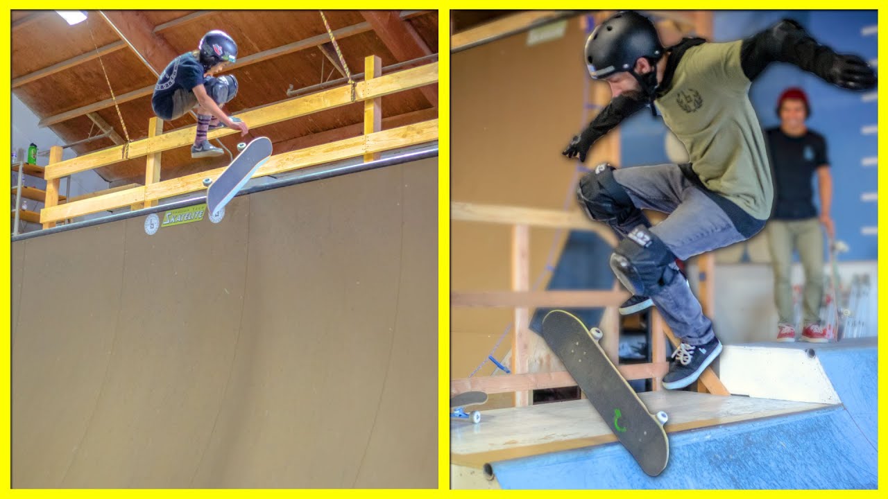 VERT RAMP VS MINI RAMP SKATE - YouTube