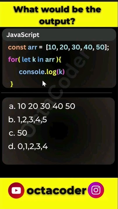 Javascript quiz #javascript #webdevelopment #softwareengineer #quiz #educational - YouTube