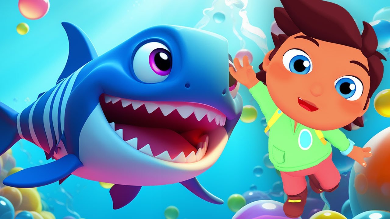 Baby Shark + Yes Yes Vegetables with Farm Animals + Kids Cartoon ...