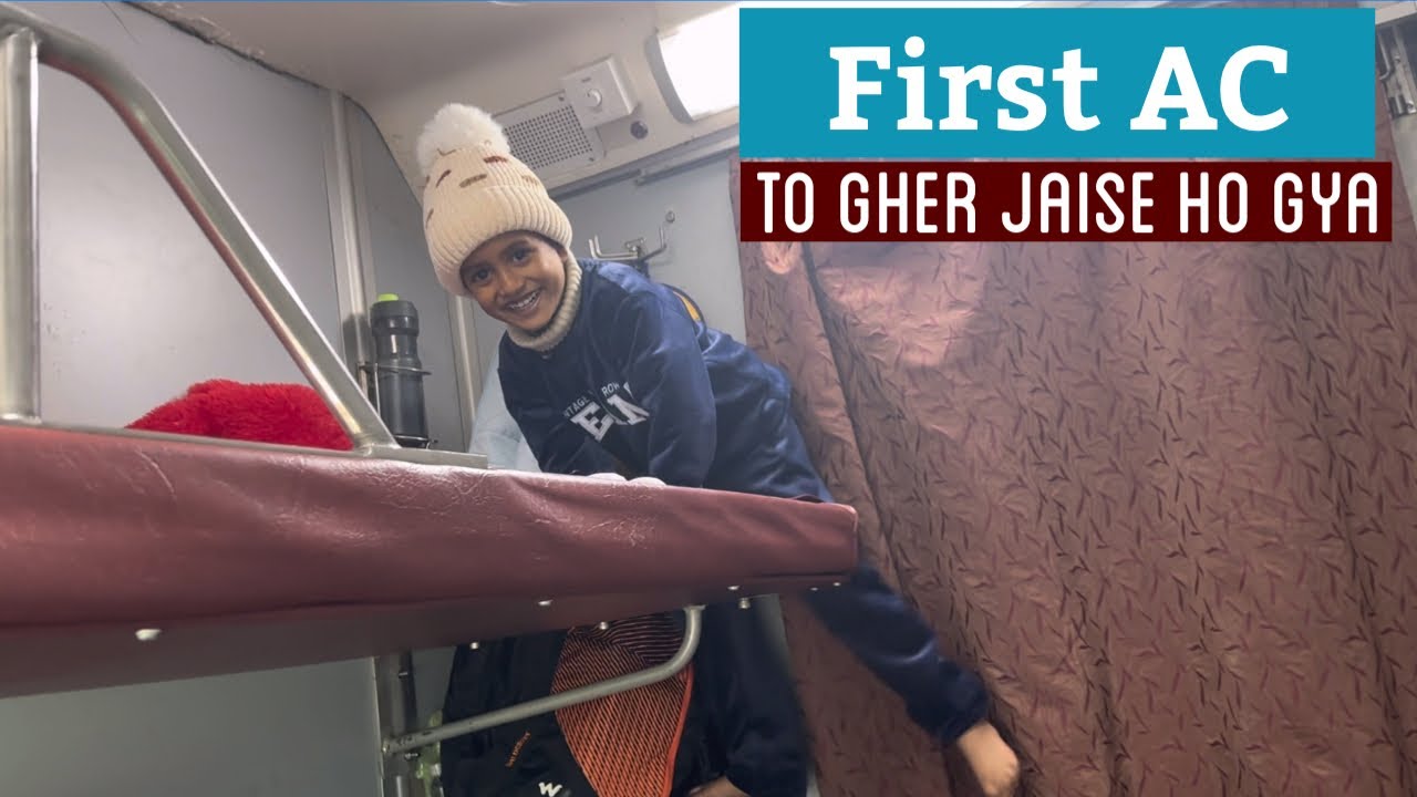 Travelling in Indian Railway 🚃 1st AC (couple coach) || cabin and coupe ...