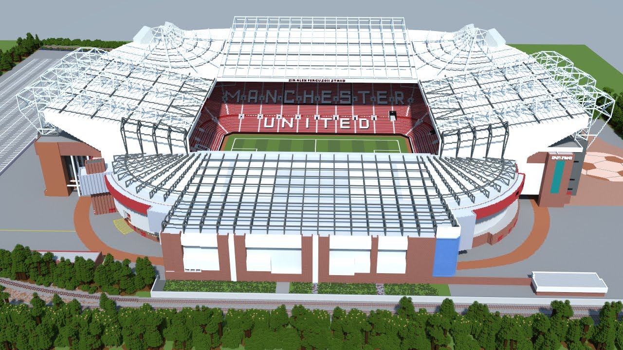 Minecraft - MEGABUILD - Old Trafford (Manchester United) + DOWNLOAD ...