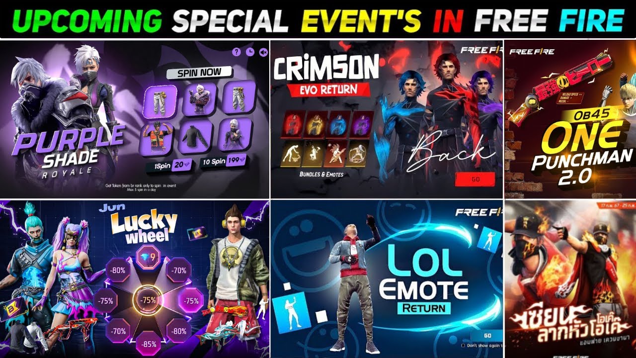 Purple Shade Bundle In Free Fire | Free Fire New Event - YouTube