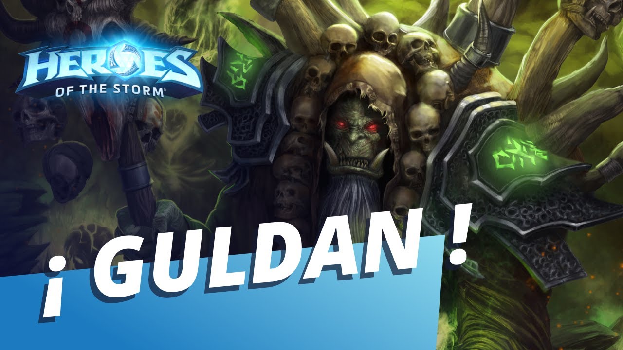 ¡ Guldan VENENOSO Retro ! Templo Celeste Heroes of the Storm Gameplay ...