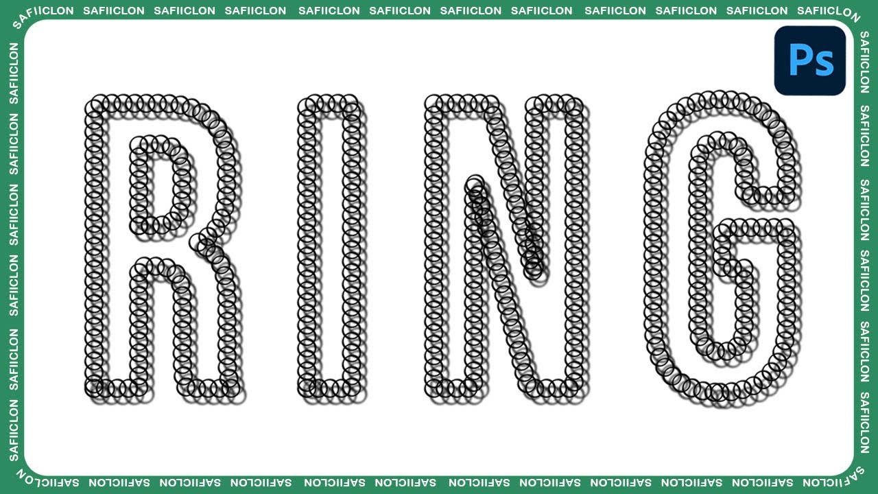 [ Text Effect ] Ring Text Effect in Photoshop - YouTube