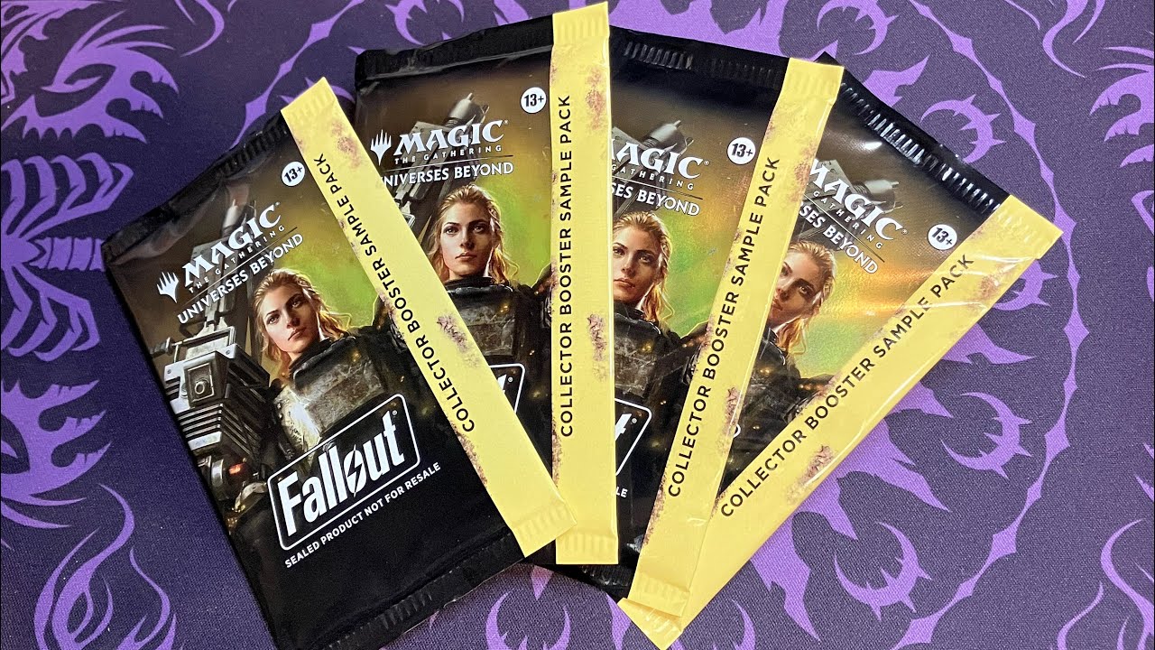 Schlub Unboxes: Fallout Commander Collector Booster Sample Packs - YouTube
