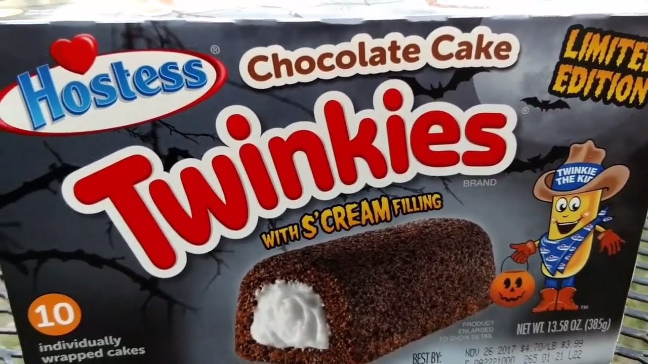 Hostess Chocolate Twinkies with Scream filling - YouTube