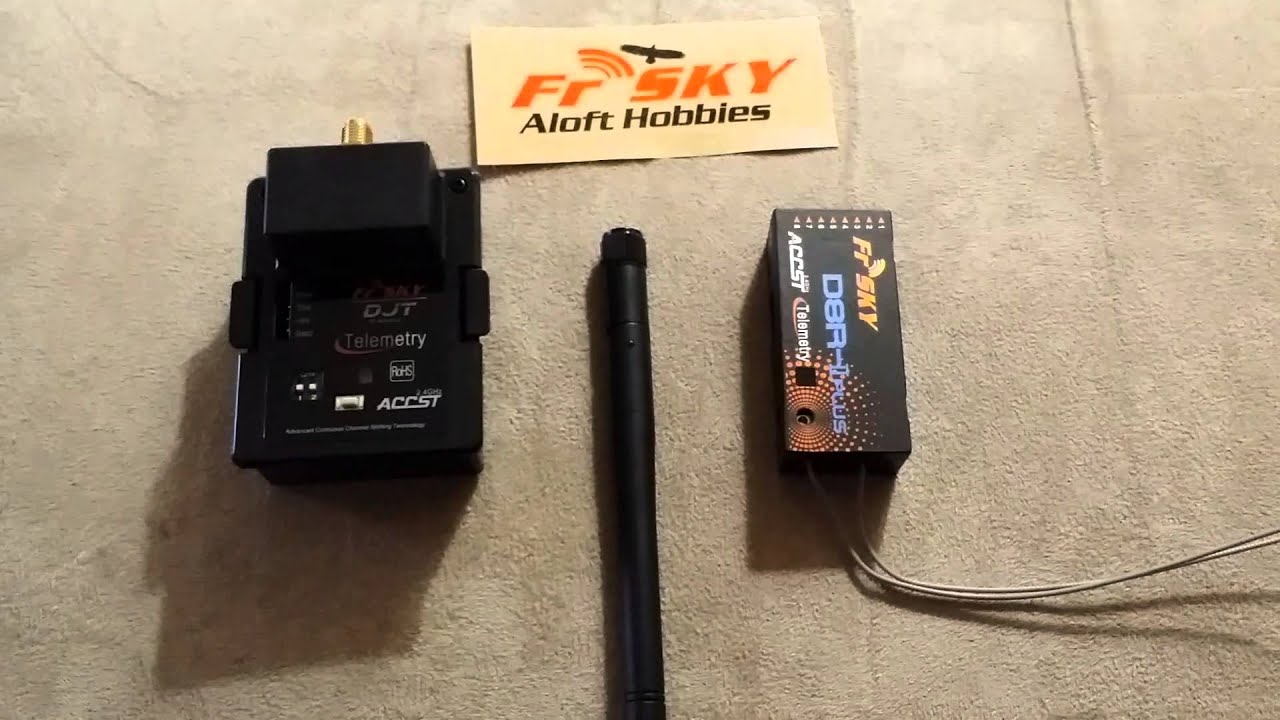 Frsky telemetry and D8R - YouTube