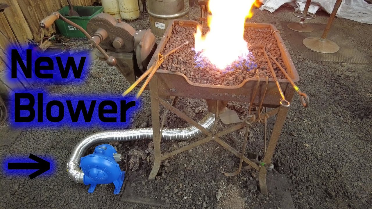 New Forge Blower from Blacksmith's Depot - YouTube