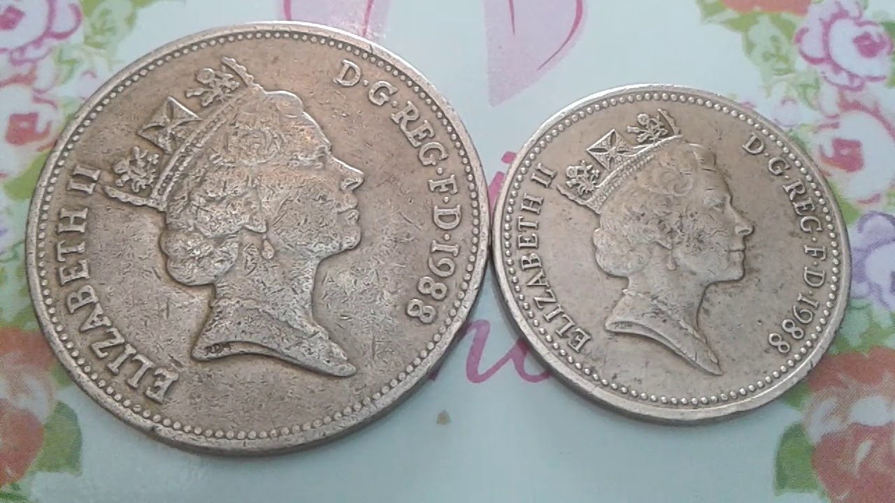1988 U.K Two pence & one pence Elizabeth II COIN GREAT PRICE - YouTube