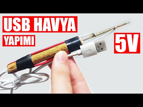 Evde Lehim makinesi (Havya) nasıl yapılır? Havya Yapımı, Ev Yapımı Kolay Havya, 5V Lehim Makinesi