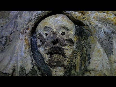 A Sinister 'secret grotto' from the 1600s with 'carving of death ...