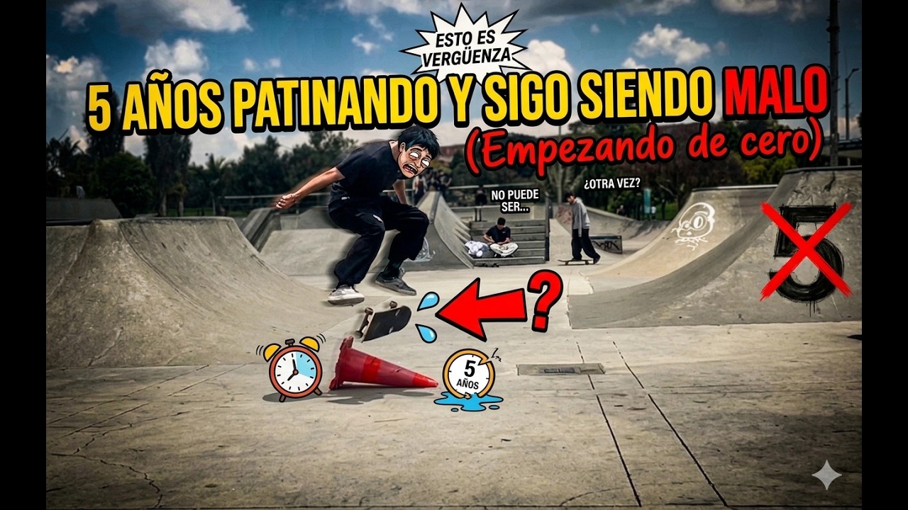 5 años patinando y sigo siendo MALO (Empezando de cero) - YouTube