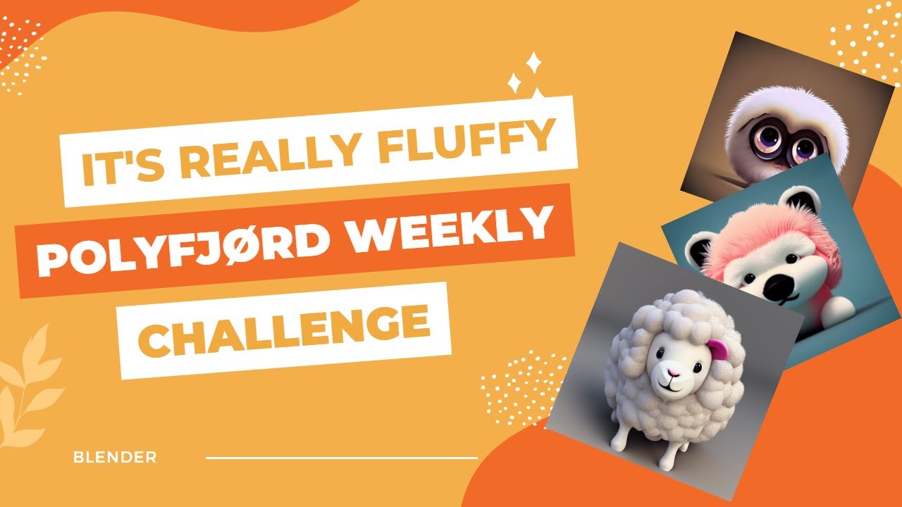 It's Really Fluffy - Polyfjørd weekly Blender Challenge! - YouTube